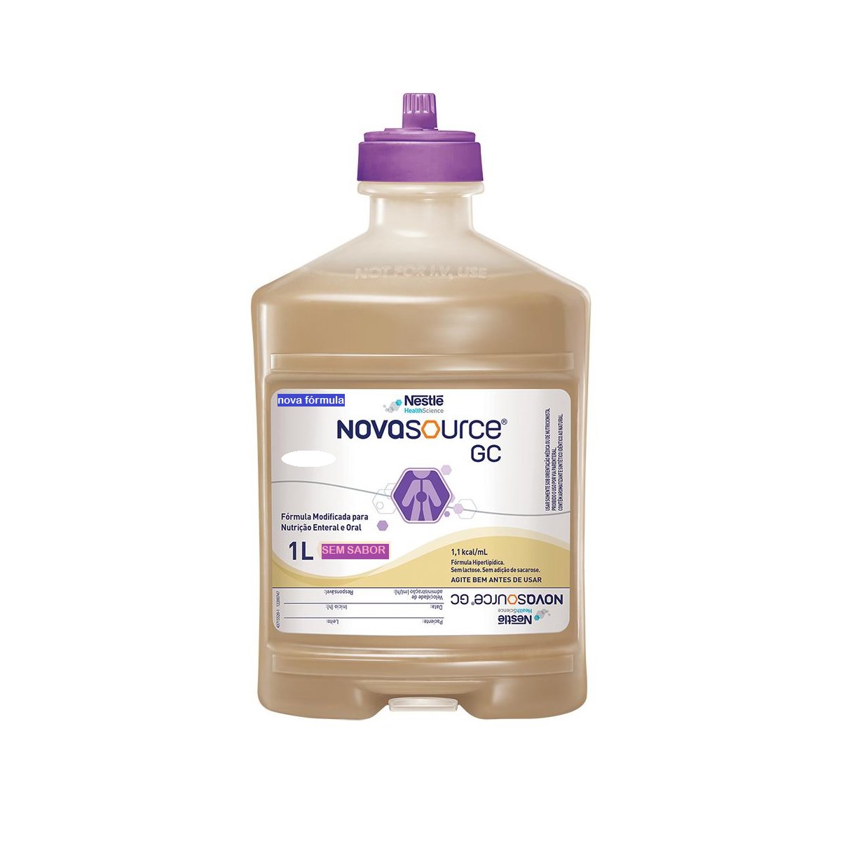 Novasource GC Sem Sabor - 1000ml (SF) Nestle | Nutrii